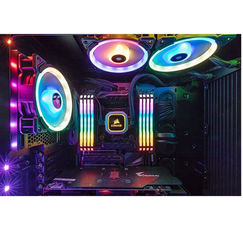 رم دسکتاپ Ddr4 دو کاناله 3200 مگاهرتز Cl16 کورسیر مدل Vengeance Rgb Pro ظرفیت 16 گیگابایت سلین