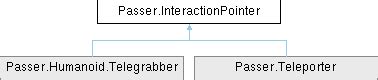 Humanoid Control For Unity Passer InteractionPointer Class Reference