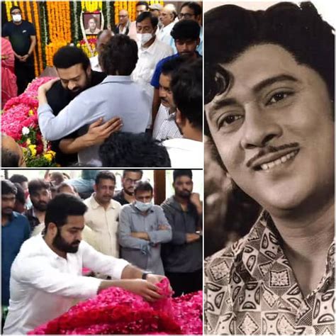 Krishnam Raju Death प्रभास के दुख में शरीक हुआ टॉलीवुड महेश बाबू जूनियर एनटीआर ने दी कृष्णम