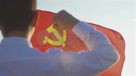 大气党员宣誓入党挥舞党旗佩戴党徽党旗飘扬1920x1080高清视频素材下载编号9178183实拍视频光厂vj师网