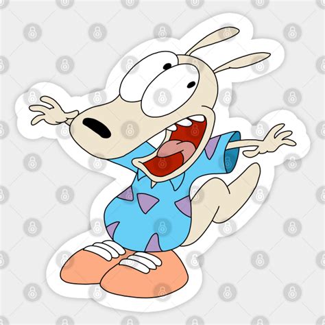 Rocko Rockos Modern Life Rockos Modern Life Sticker Teepublic