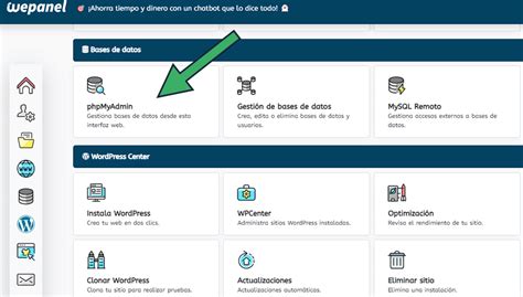 Cómo cambiar la Contraseña Wordpress en phpMyAdmin