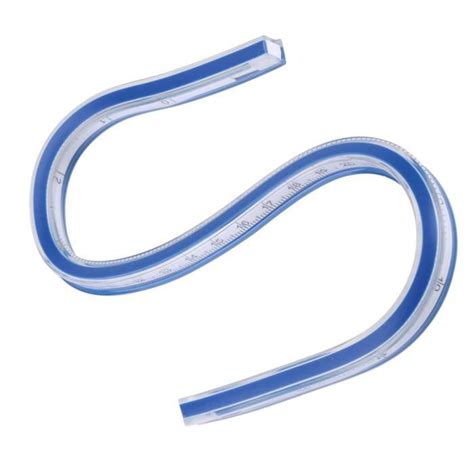 Fdit règle de courbe 1 pcs Flexible En Plastique Courbe Règle Règle