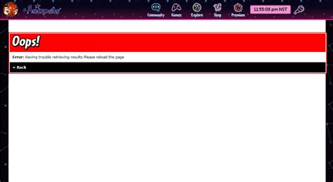 Well This Is New Anyone Having A Similar Error R Neopets