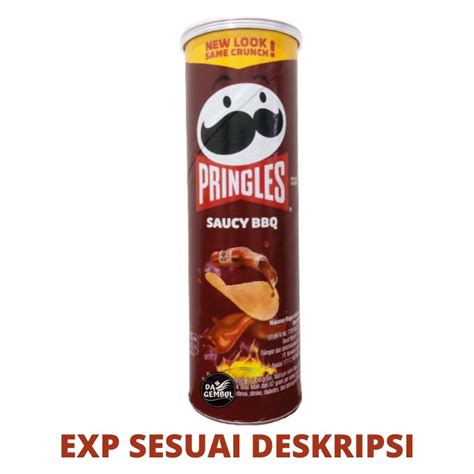 Jual Pringles Potato Crisps Saucy Bbg 107g Shopee Indonesia