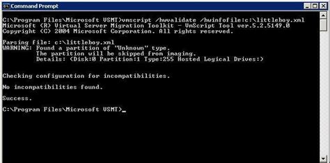 Microsoft Virtual Server Migration Toolkit Screenshots Techrepublic