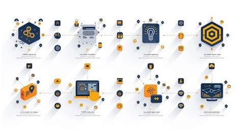 Vibrant Illustration Of A Complex Interconnected System Representing