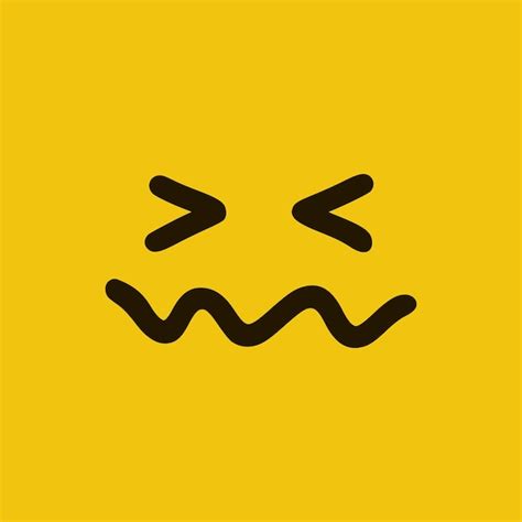 Premium Vector Sad Emoticon In Doodle Style