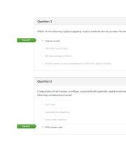 Managerial Acct Ch11 Quiz Docx Course Hero