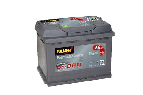 BATTERIE VOITURE FULMEN FORMULA XTREME FA640 12V 64AH 640A Devis Sous 1h