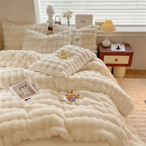 코지풀 코지풀 아멜리아 에코퍼 이불커버 세트 페이크퍼 슈퍼싱글 퀸 킹 가을 겨울 밍크 침구세트 위시버킷