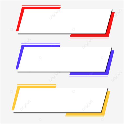 다채로운 창의적인 텍스트 상자 레이블 텍스트 상자 상표 화려한 Png 일러스트 및 Psd 이미지 무료 다운로드 Pngtree