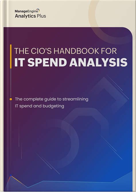 The Cios Handbook For Analyzing It Budget Spend Analytics Plus E Book