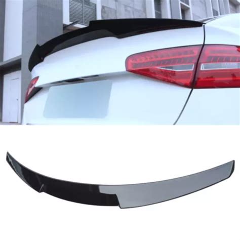 Audi Rs4 B8 Saloon 2013 2016 Style Rear Roof Spoiler Lip In Gloss