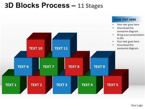 PowerPoint Presentation Designs Download Blocks Process Ppt Design