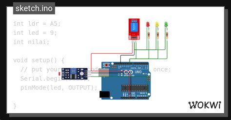 Lampu Otomatis Menggunakan Sensor Cahaya Copy Wokwi Esp32 Stm32