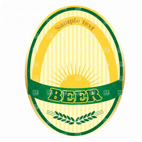Beer Label Template