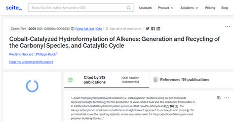 Cobalt Catalyzed Hydroformylation Of Alkenes Generation And Recycling