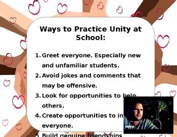 UNITY Lesson By Mrs Ms Material TPT