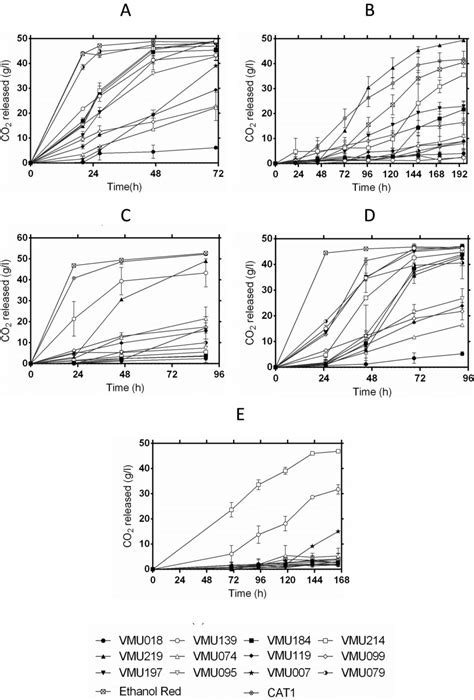 Fermentation Efficiency Of The Selected Multi Tolerant Saccharomyces Download Scientific