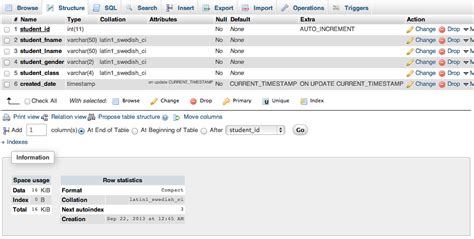 phpmyadmin database management web hosting professional indonesia