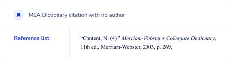 How To Cite A Dictionary Or An Encyclopedia In MLA