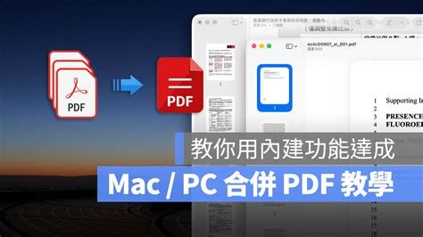 Mac Pc 如何把 Pdf 合併？教你用內建功能組合 Pdf 檔案 蘋果仁 果仁 Iphoneios好物推薦科技媒體