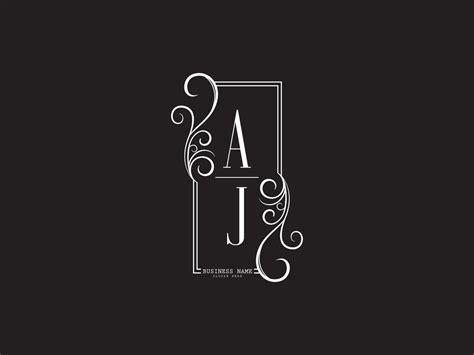 Initials Aj Logo Icon Luxury Aj Ja Letter Logo Design For Business