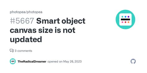 Smart Object Canvas Size Is Not Updated · Issue 5667 · Photopea