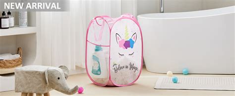 Amazon Mesh Pop Up Laundry Hamper With Durable Handles Portable Collapsible Clothes