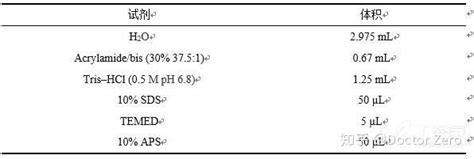 【western Blotting】wb相关buffer配制及sds Page制备 知乎