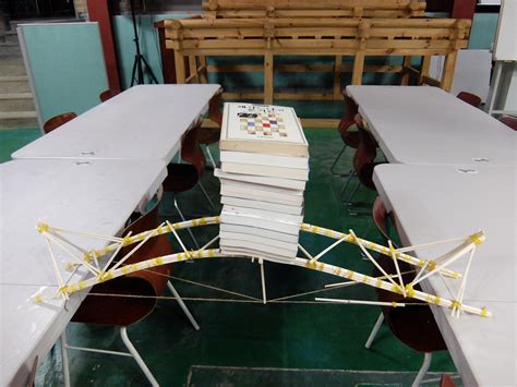 나무 젓가락 다리 만들기 나무젓가락 49개 고무줄 노끈 약간으로 책 24권 올리기 조아저씨 창의건축 Flickr