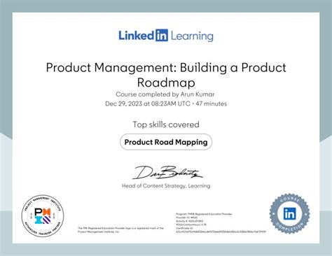 Arun Kumar On Linkedin Certificate Of Completion
