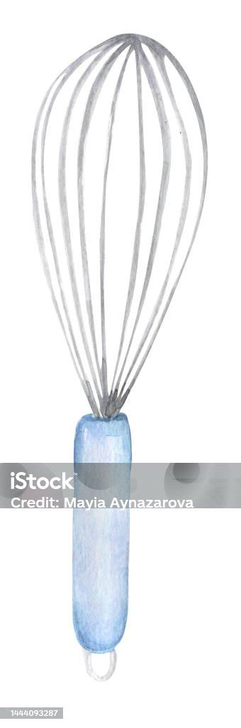 수채화 블루 믹서 클립 아트 휘핑 그림 손으로 그린 베이커기구 주방 클립 아트 빵 굽기 로고 디자인 강철에 대한 스톡 벡터 아트 및 기타 이미지 Istock
