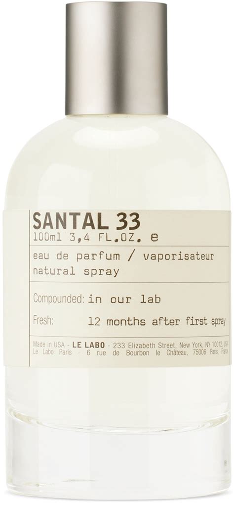 Le Labo Santal 33 Eau De Parfum 100 Ml Le Labo