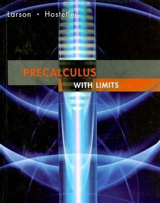 Precalculus With Limits By Ron Larson Goodreads