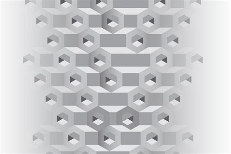 D Gray Hexagonal Patterned Background Premium Vector Rawpixel