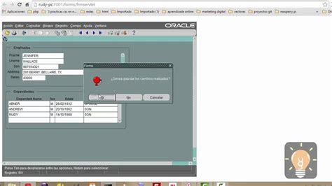 05 Oracle Forms And Reports 11g Curso En Español Guardando Registros Form Maestro Detalle