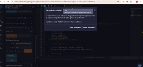 Solidity Remix Gas Estimation Failed Ethereum Stack Exchange