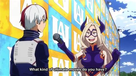 Todoroki Interview With Mtlady My Hero Academia Youtube