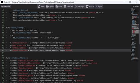 I Made A Code Editor Called Code172 In Godot Link In Comments Rgodot