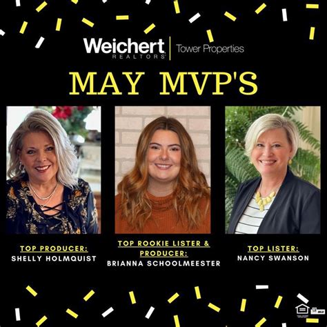 Weichert Realtors Tower Properties Willmar Congratulations To Our May