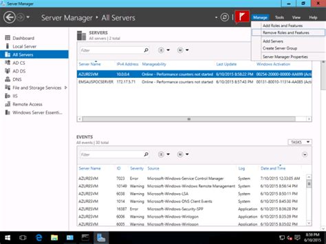 Windows Server 2016 Essentials Tp3 Integration With Azure Virtual