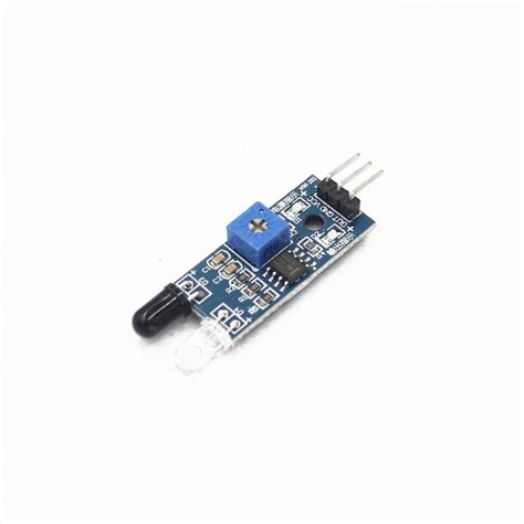 Hw 201 Tcrt5000 Ir Sensor แบบตรง เซนเซอร์อินฟราเรดใช้ตรวจจับเส้น ขาว ดำ Shopee Thailand