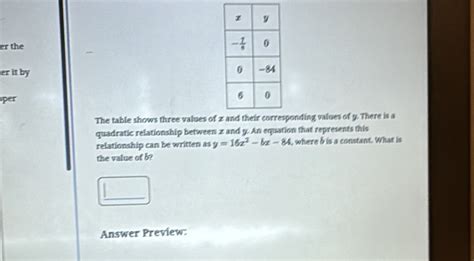 solved er the er it by per the table shows three values of ponding