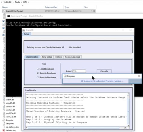 Siebel 16 Oracle Database XE The Siebel Hub