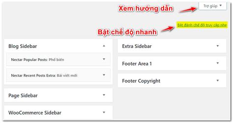Widget là gì Cách thêm và sử dụng Widget trong Wordpress GreenMMO