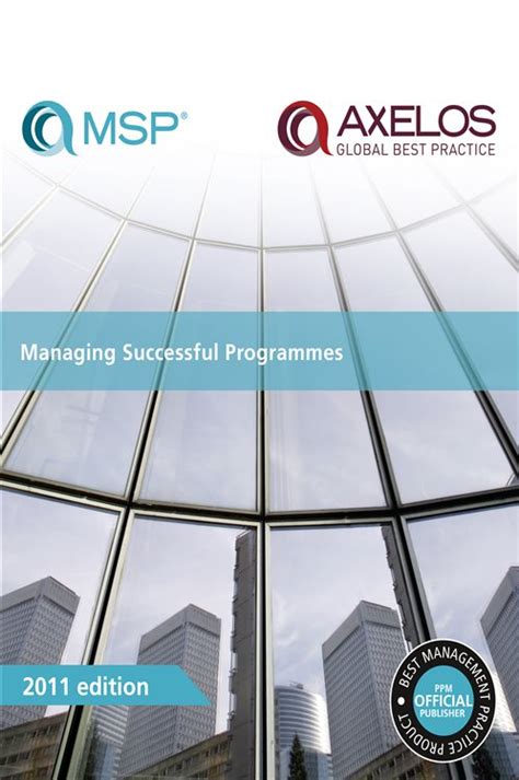Managing Successful Programmes 2011 Edition By Axelos Ebook