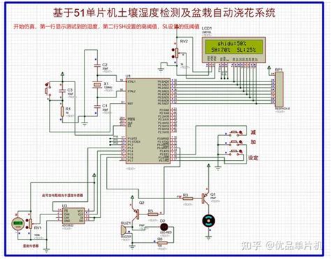 基于51单片机土壤湿度检测及盆栽自动浇花系统设计 知乎