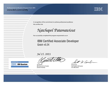 Guide For The Ibm Quantum Developer Certification Exam By Natchapol Patamawisut Jul 2021